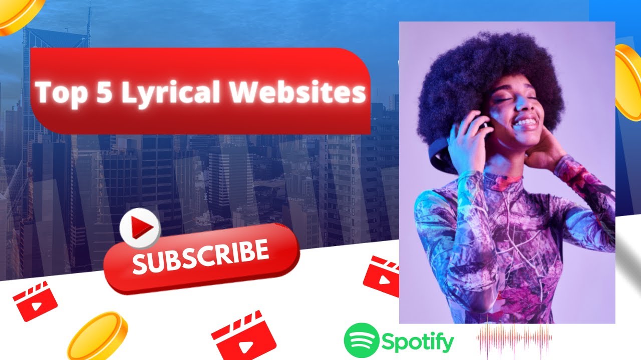 Top 5 song lyrics website - YouTube