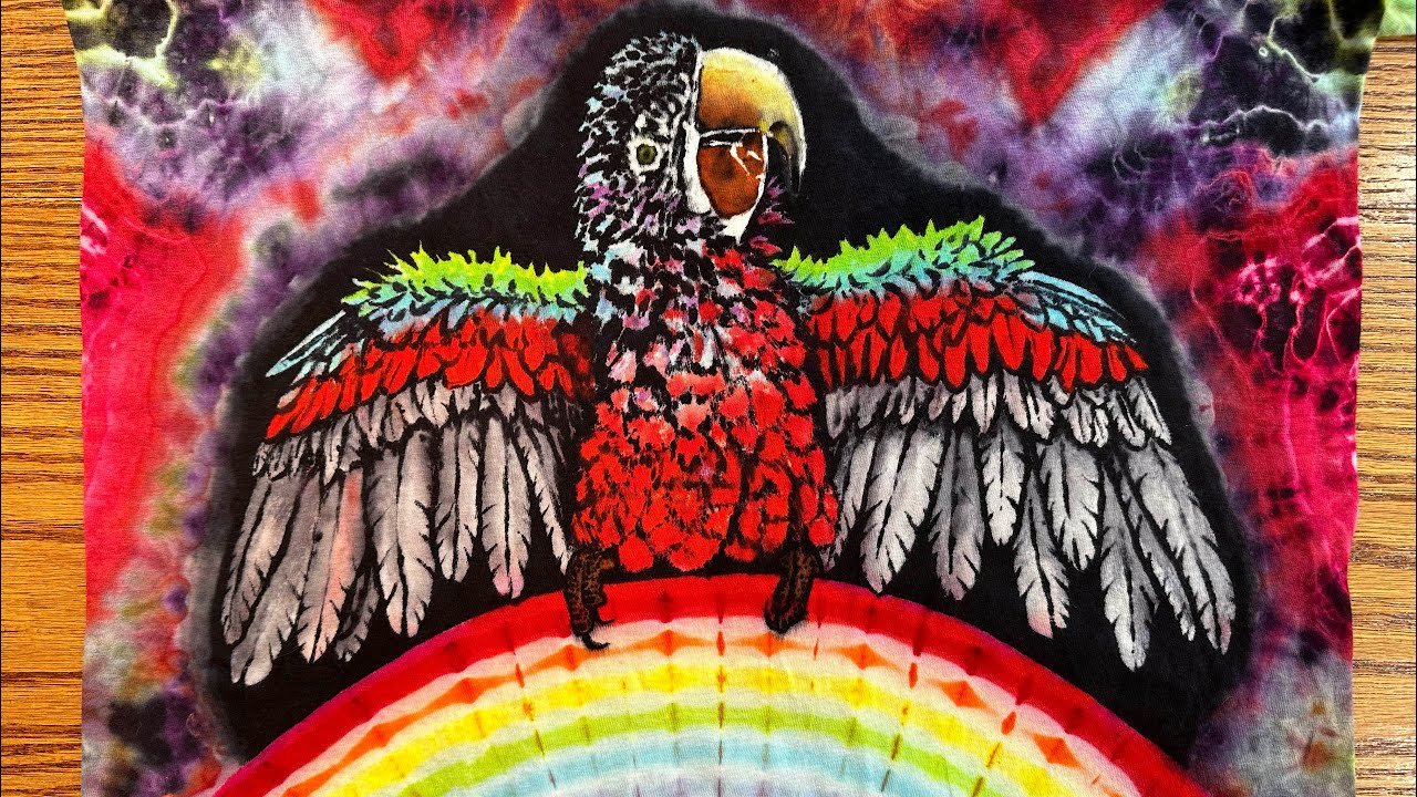 A Slower Closer Look @ My Process on the Hector (the Parrot) Dye ...