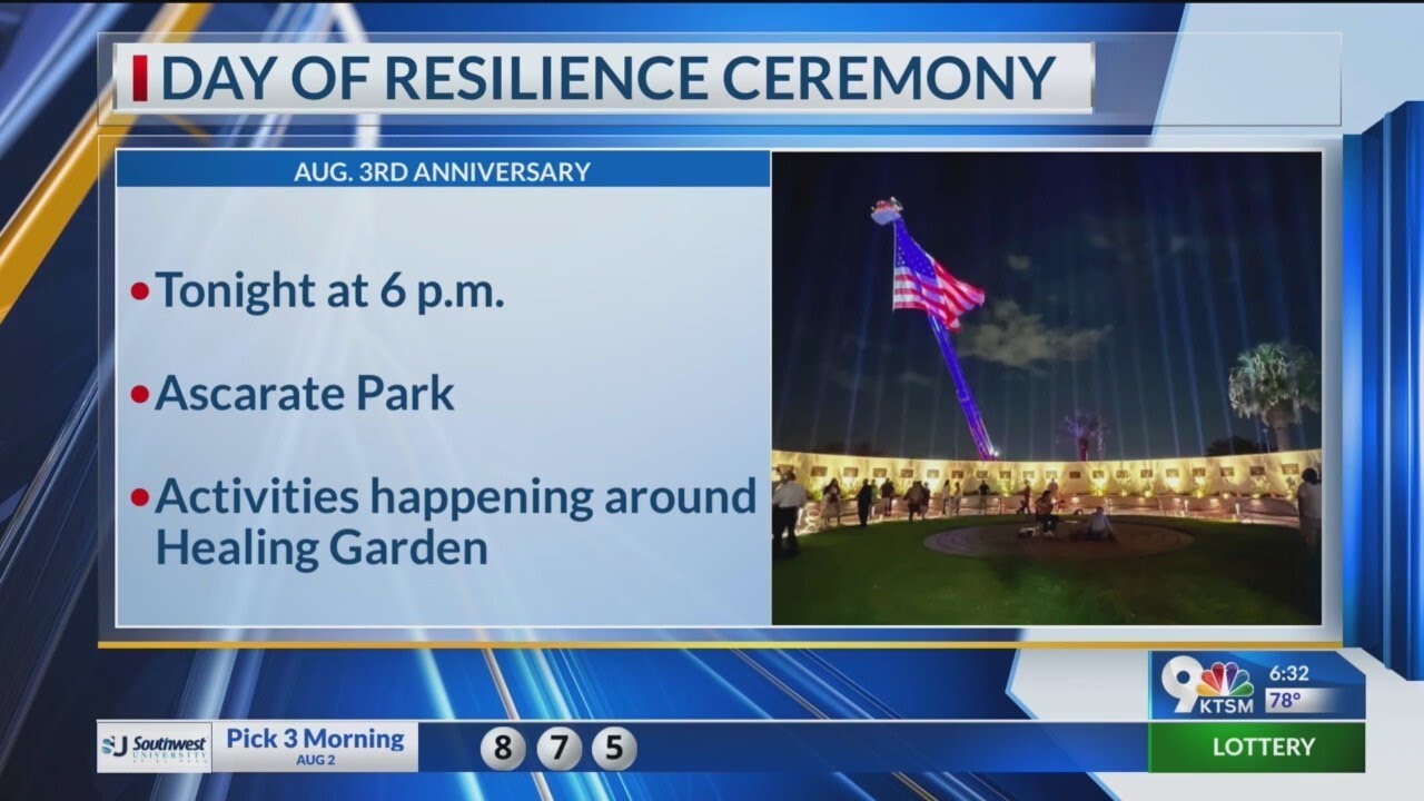 Day of Resilience Ceremony to honor Aug. 3 victims - YouTube