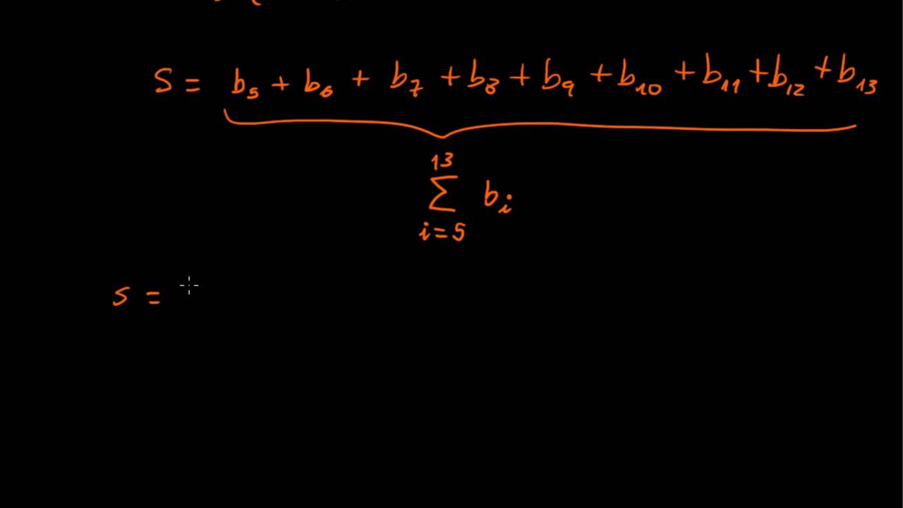 Exemplo de aplicação da fórmula da soma de termos de uma Progressão ...