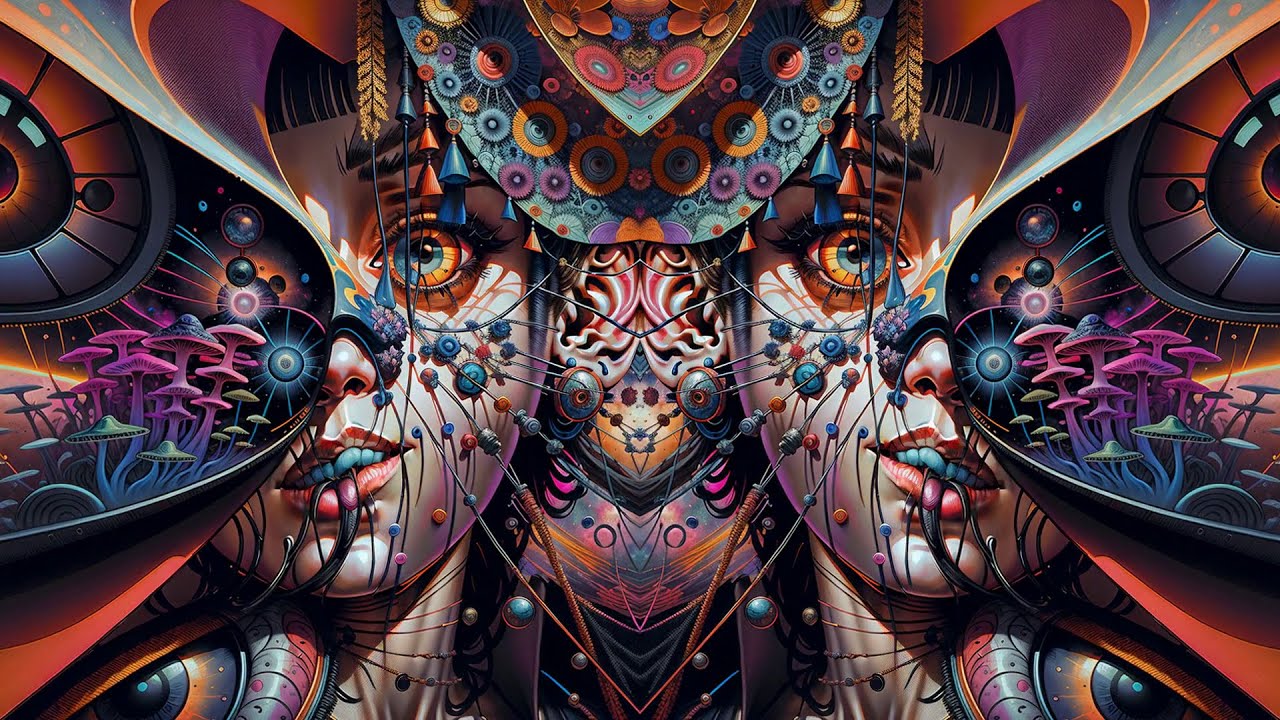 Hyper Psychedelic AI Animation - Aetheric Visions - YouTube