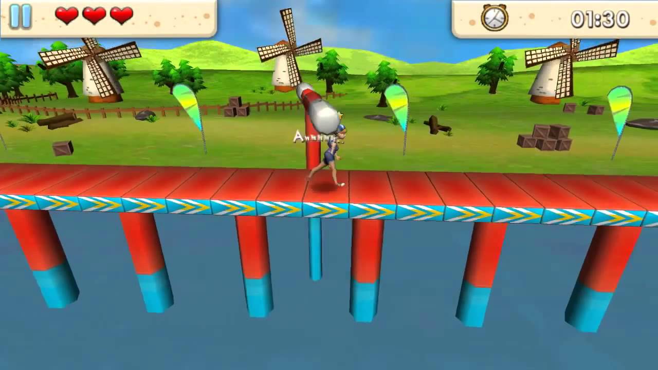 Игра Сумасшедшая пробежка! Amazing Run 3D Android - YouTube