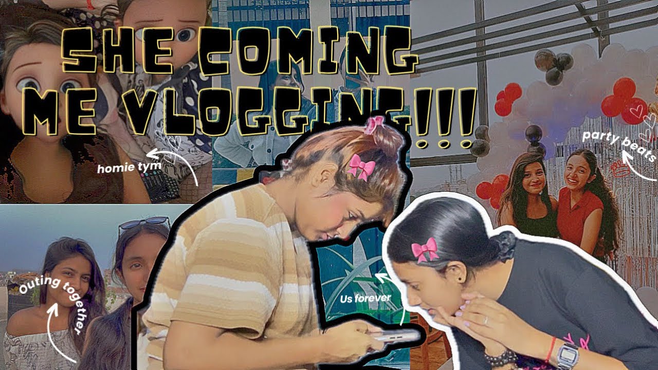 Finally SHE COMING ME VLOGGING 🥹🎀 BESTIE TOGETHER || VLOGGING || BIHARI ...