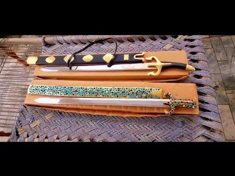 The magnificent Handmade swords of the Prophet Muhammad (SAW) Al-Ma ...