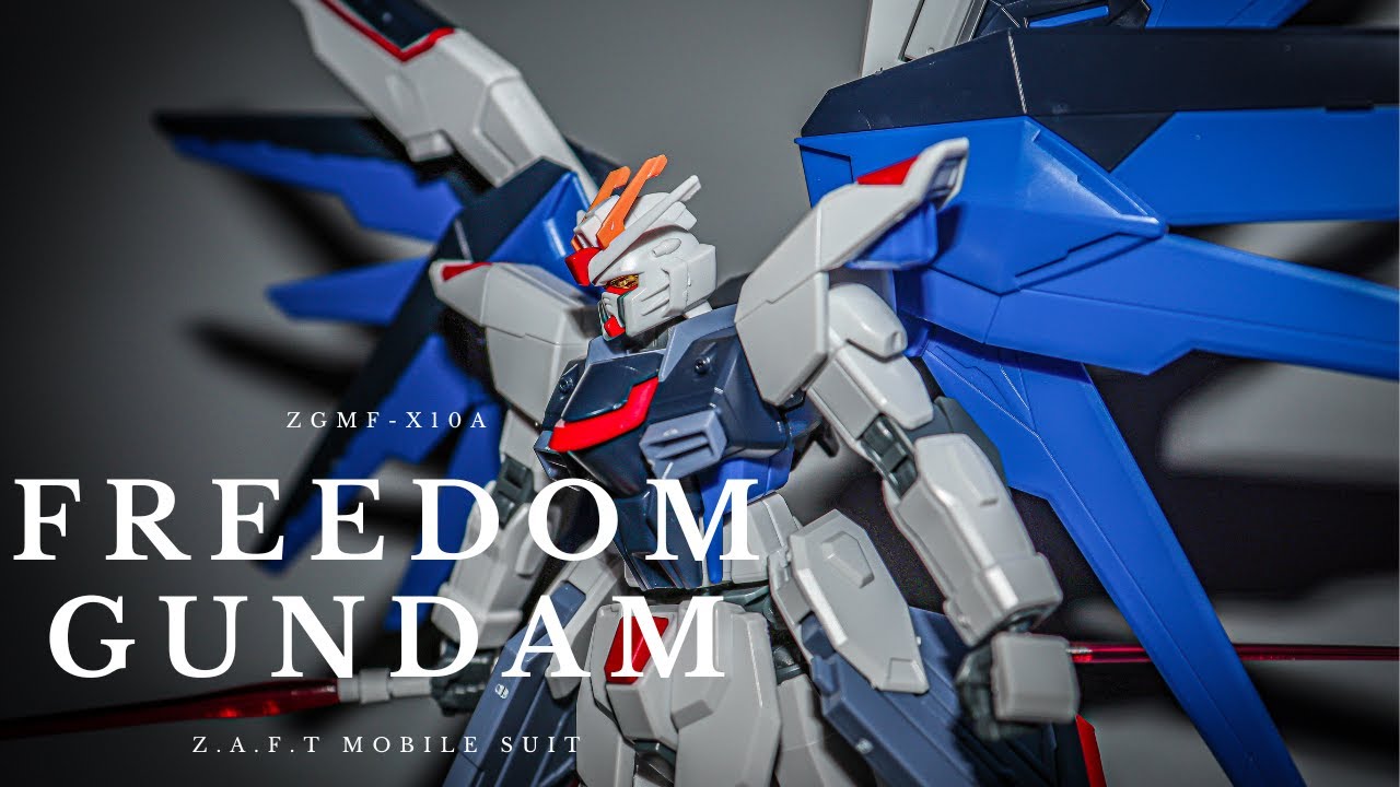 Gundam Building || Freedom Gundam || Speed Build & Review - YouTube