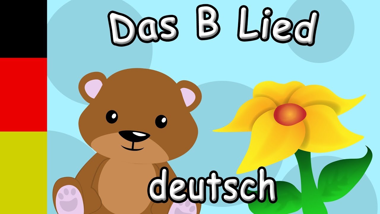 Letter B Song | Let's Learn the German Alphabet | Learning Videos for ...