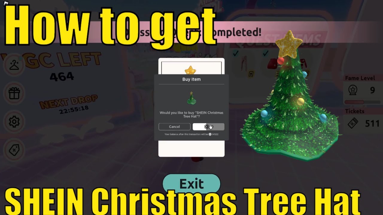 How to get SHEIN Christmas Tree Hat in SHEIN x Klarna Wonderland ...