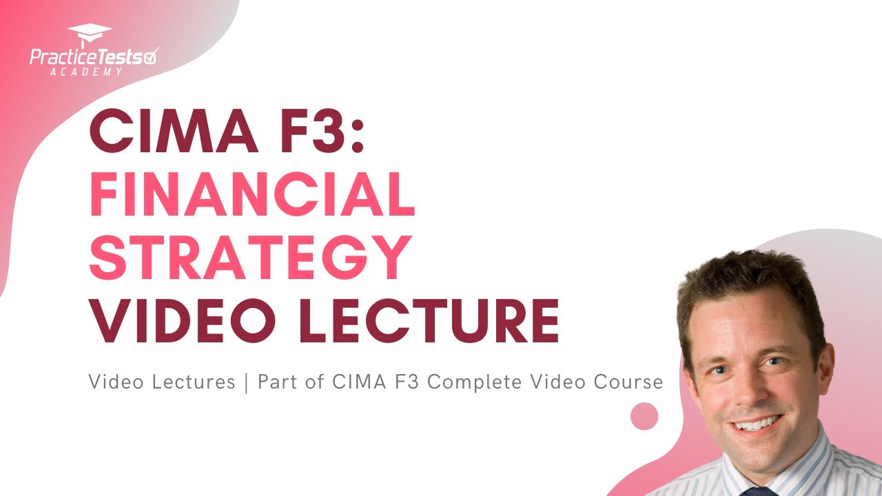 CIMA F3 online course with video lectures - description - YouTube