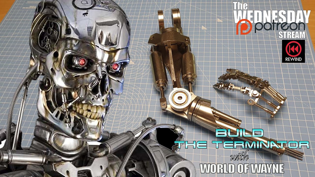 Build the Terminator LIVE - Part 82 - Parts for the Left Arm and Third ...