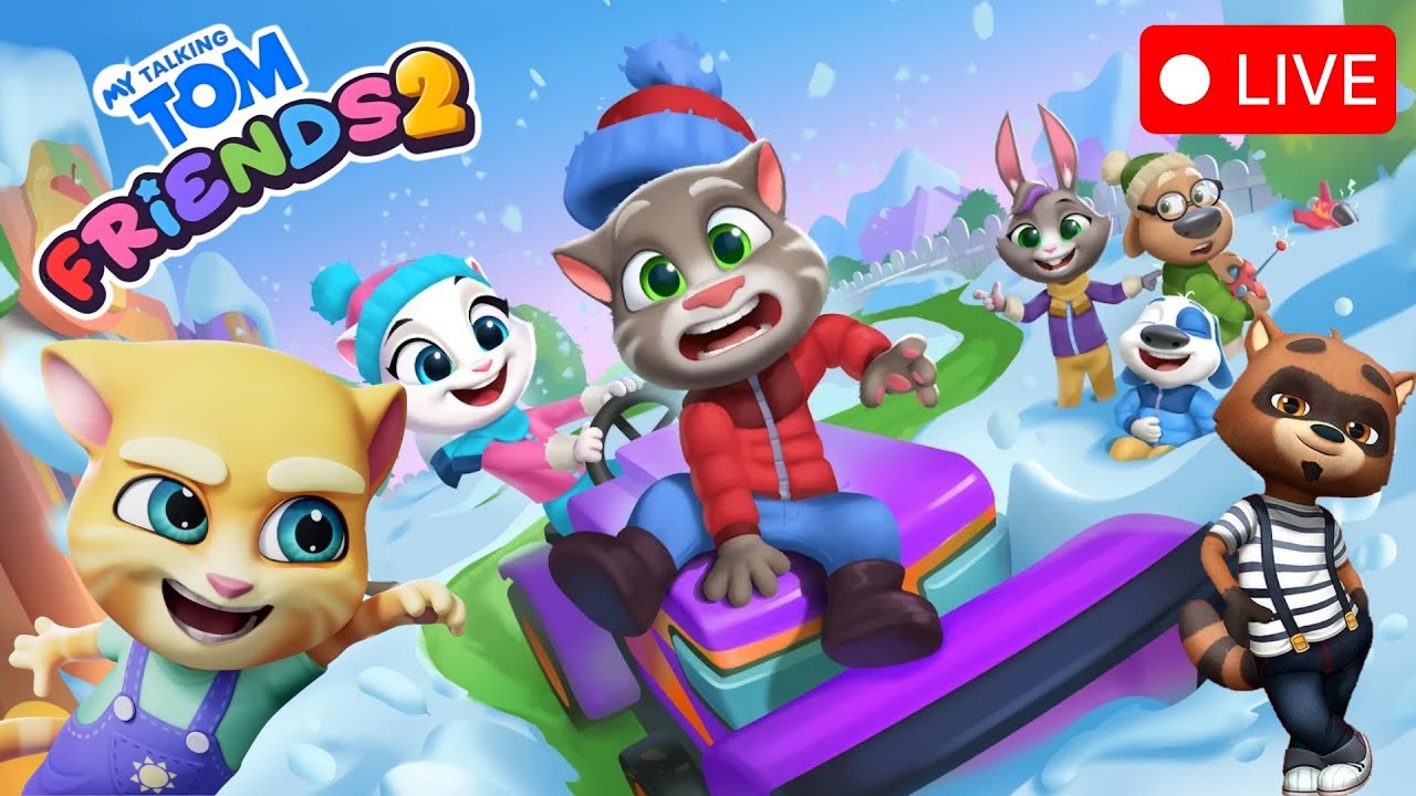 My Talking Tom Friends 2 - Winter New Year Update Gameplay! - YouTube