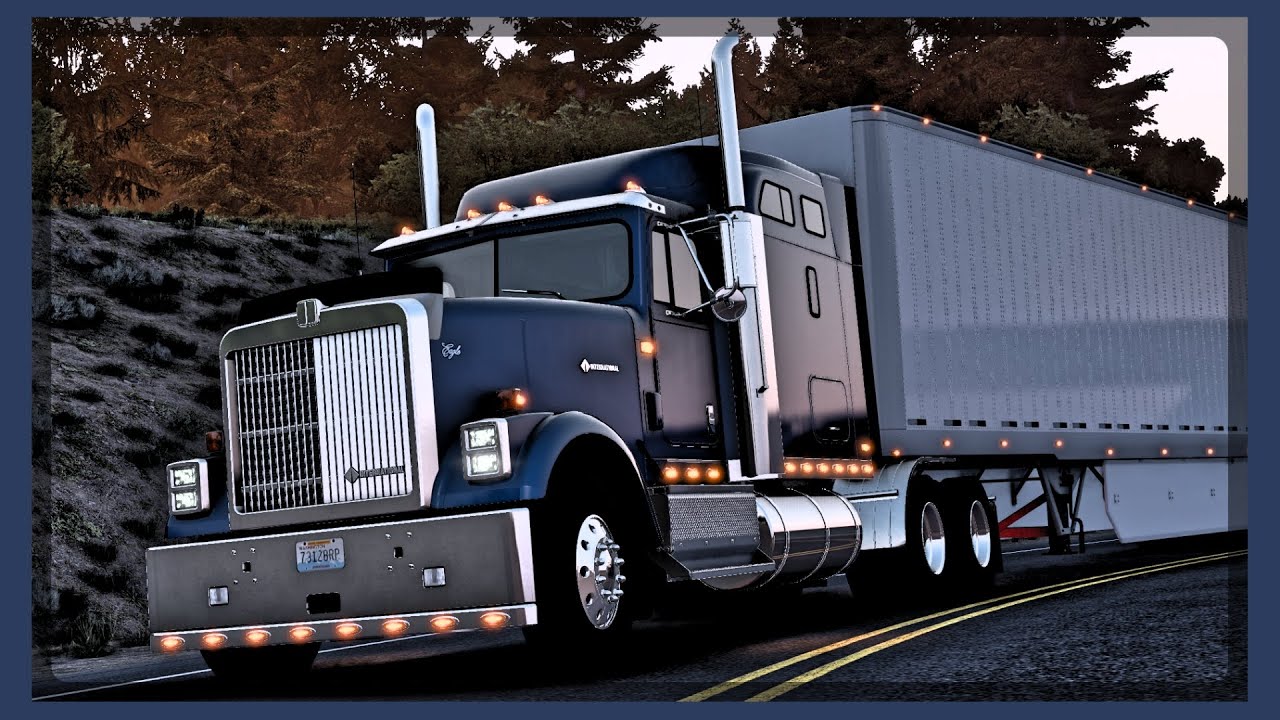 ATS (1.43) Mods [Trucks]: International 9300 [4K] Gameplay - YouTube