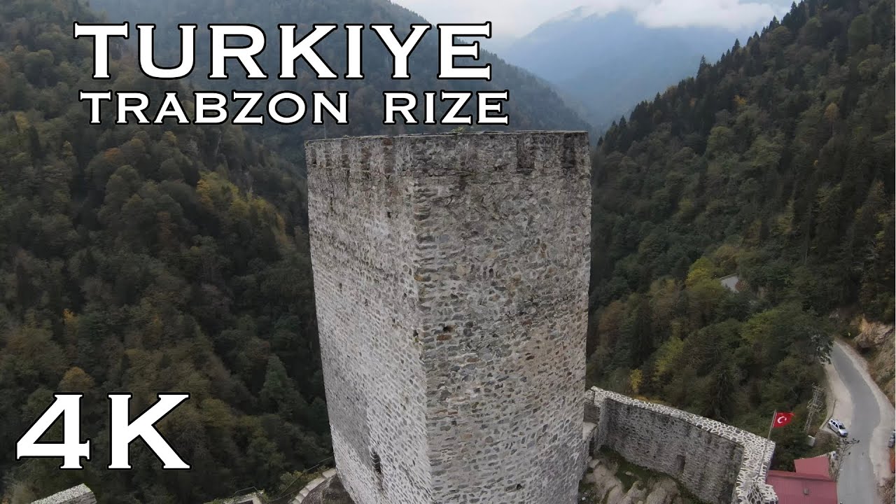 Turkiye Trabzon and Rize Aerial Tour - Black Sea Region Tour Guide - 4K ...
