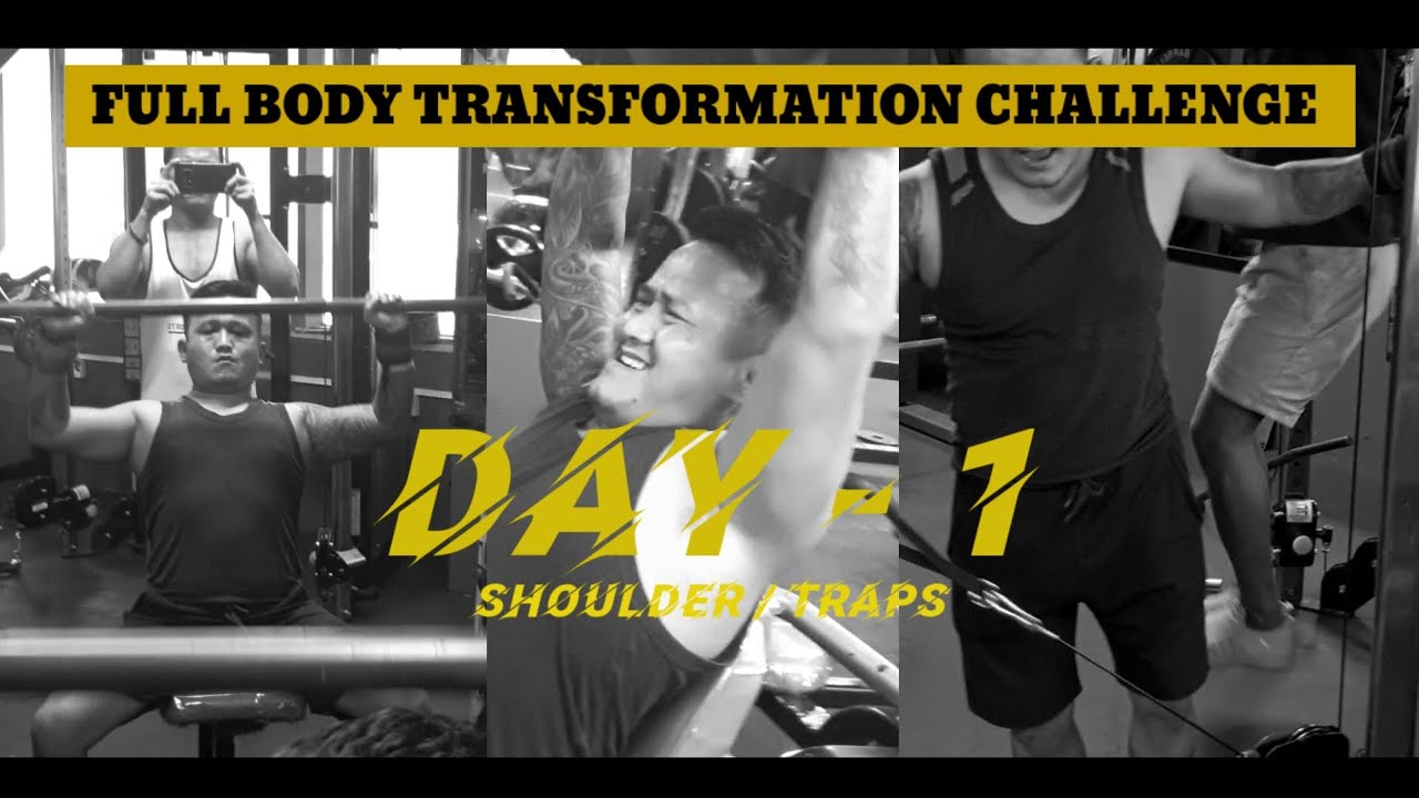 Whole body transformation challenge within 30days || Day-1 || Shoulder ...