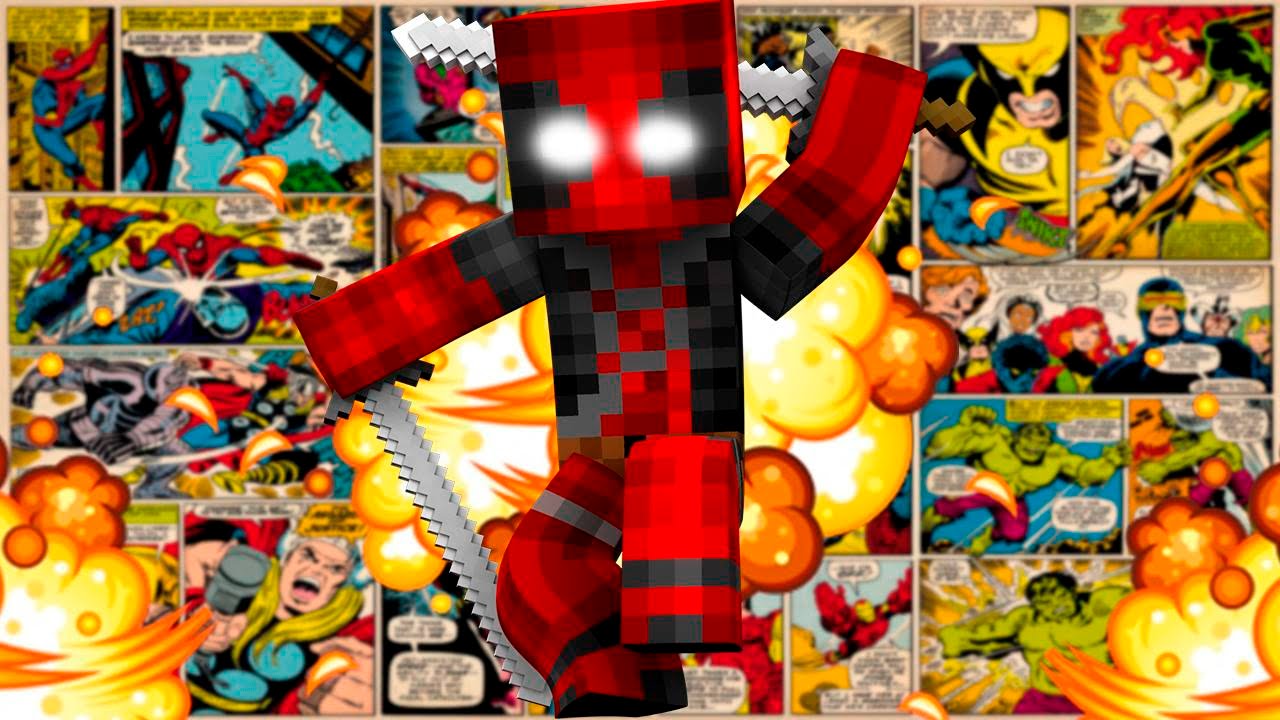 Minecraft Mod: DEADPOOL! MORPH HIDE AND SEEK - YouTube