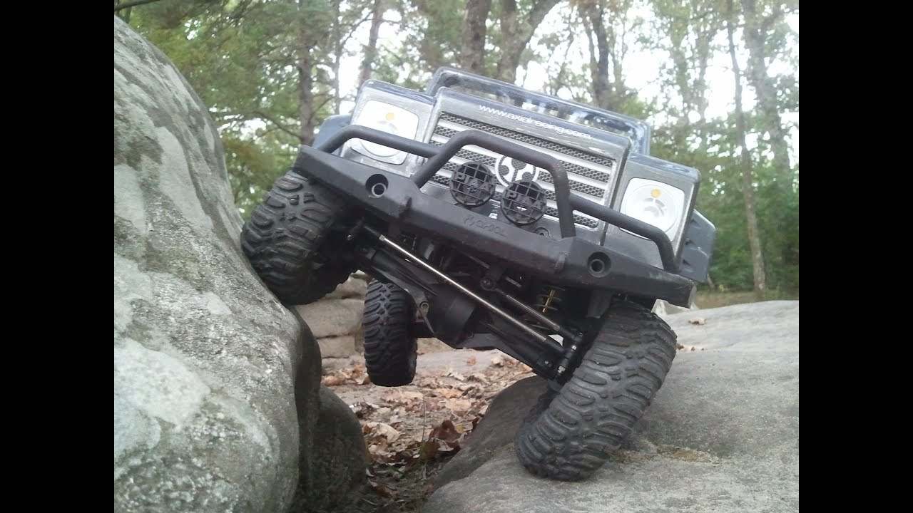 Axial SCX10 Dingo Kit FONTAINEBLEAU 720 MPEG4 - YouTube