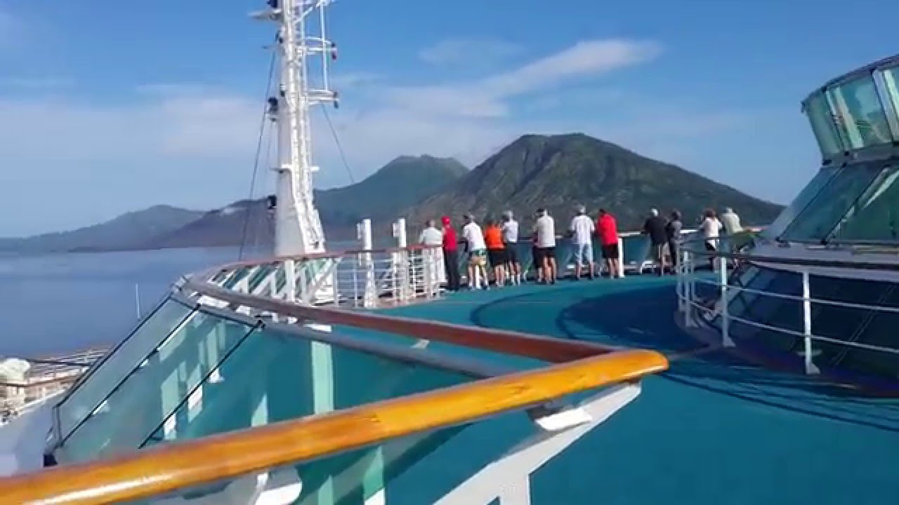 Sea Princess At Rabaul Port - YouTube