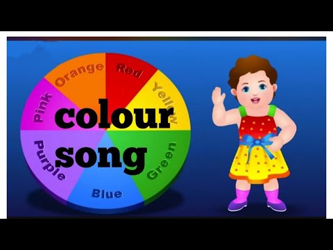colour song|English rhymes|colour song for kids|nursery rhymes|lkg ...