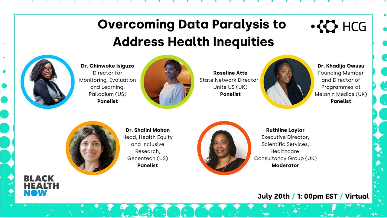 #BlackHealthNow: Overcoming Data Paralysis to Address Health Inequities ...