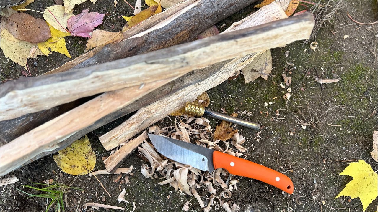 BATONING WITH 66.5 HRC 9THOU CRUWEAR! Northern Knifeworks BADGER - YouTube
