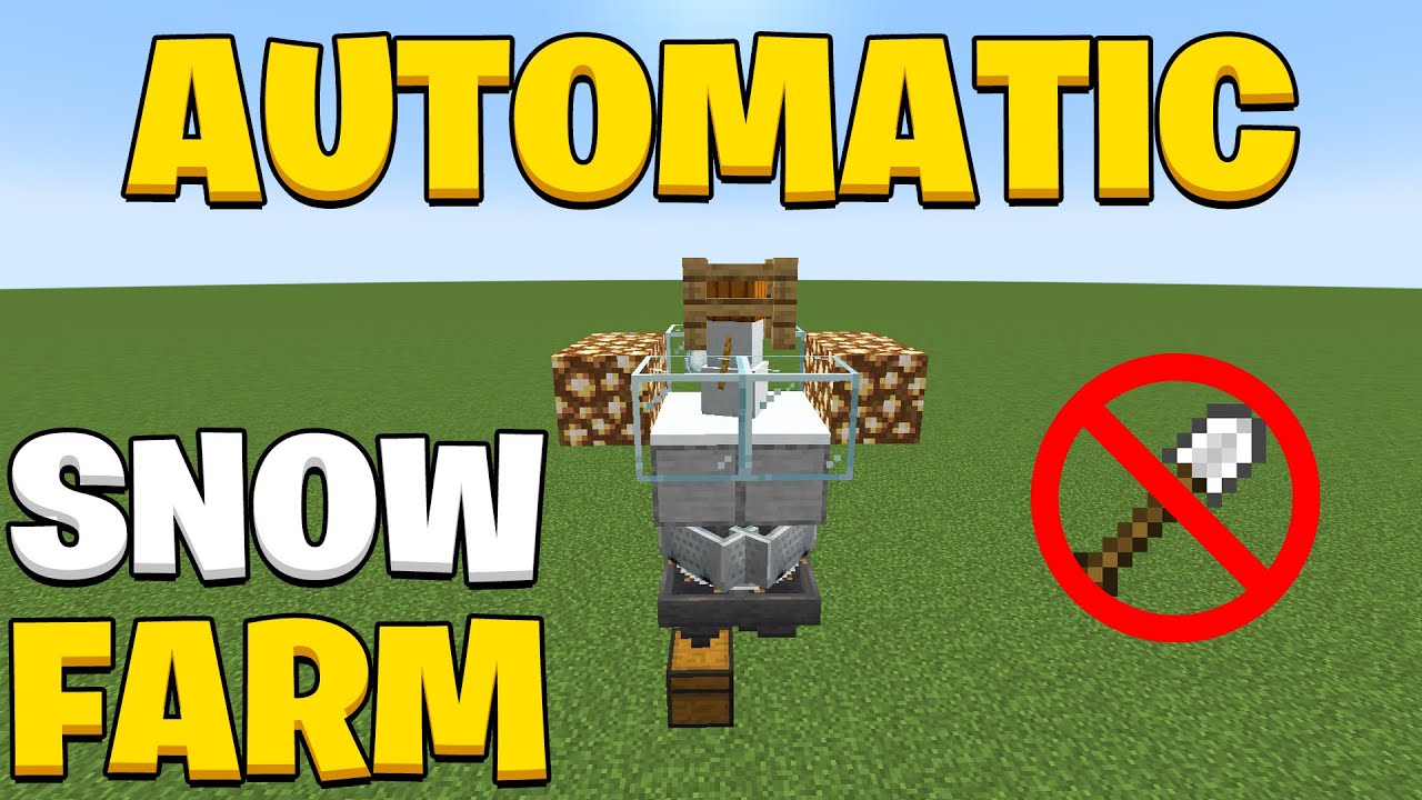 Automatic Snow Farm for Minecraft 1.20.2 - YouTube