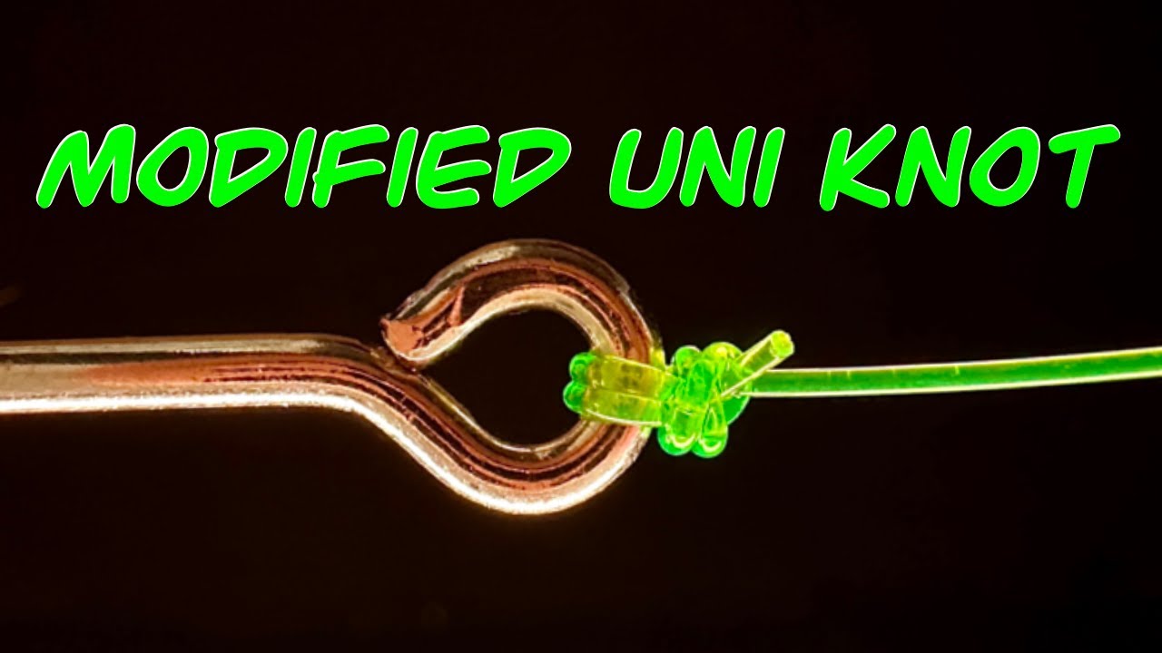 Uni Knot - Modified for Tying Braided Fishing Line - YouTube