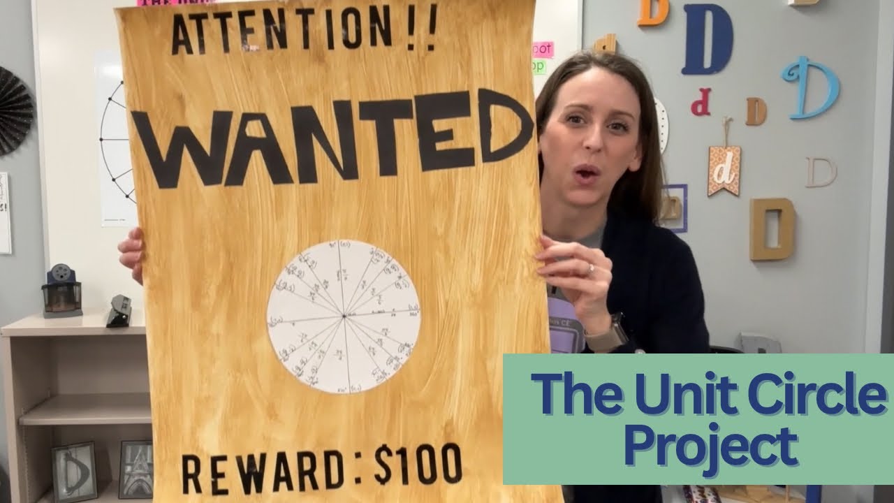 The Unit Circle Project | My favorite project for my PreCalculus ...