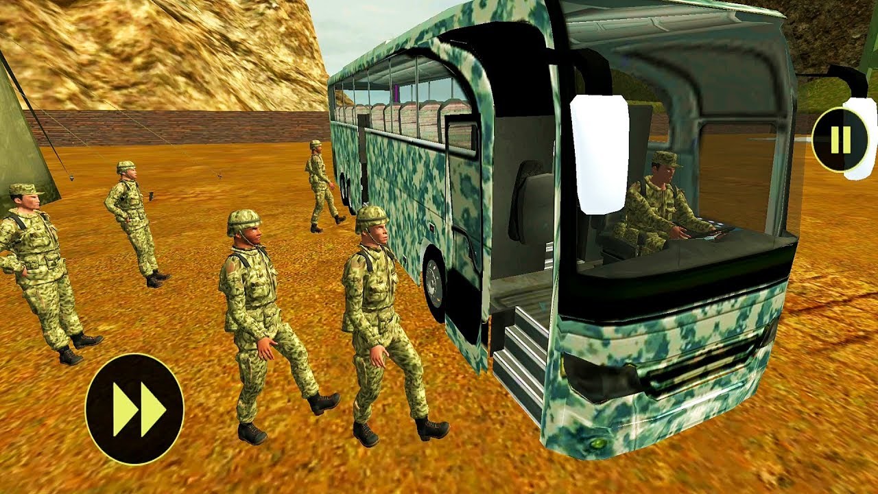 Army Bus Driver US Solider Transport Duty | Most Thrilling Off-Road ...