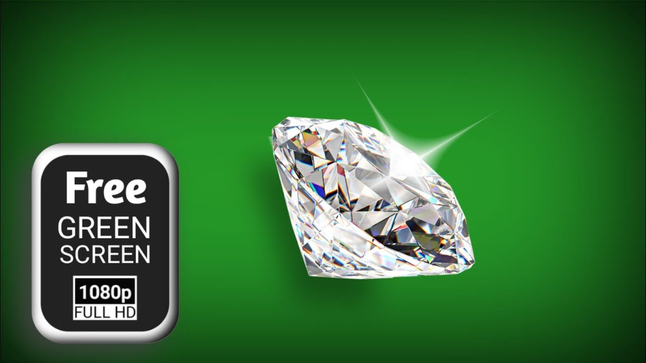 Diamond green screen video effects | diamond shine green screen | green ...