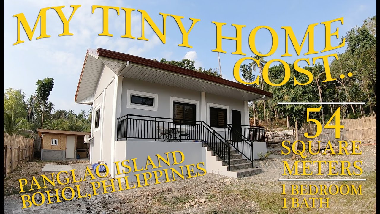 54 Square Meters I Tiny Home Cost I Bohol,Philippines - YouTube