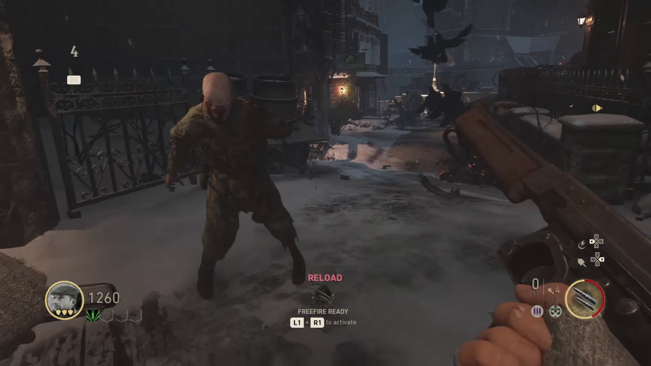 Call of Duty®: WWII Nazi Zombie gameplay part 1 - YouTube