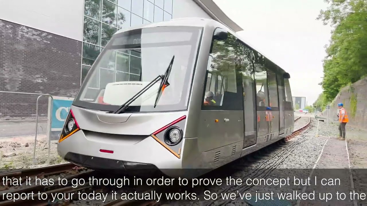 Our VLR vehicle takes to the tracks - YouTube