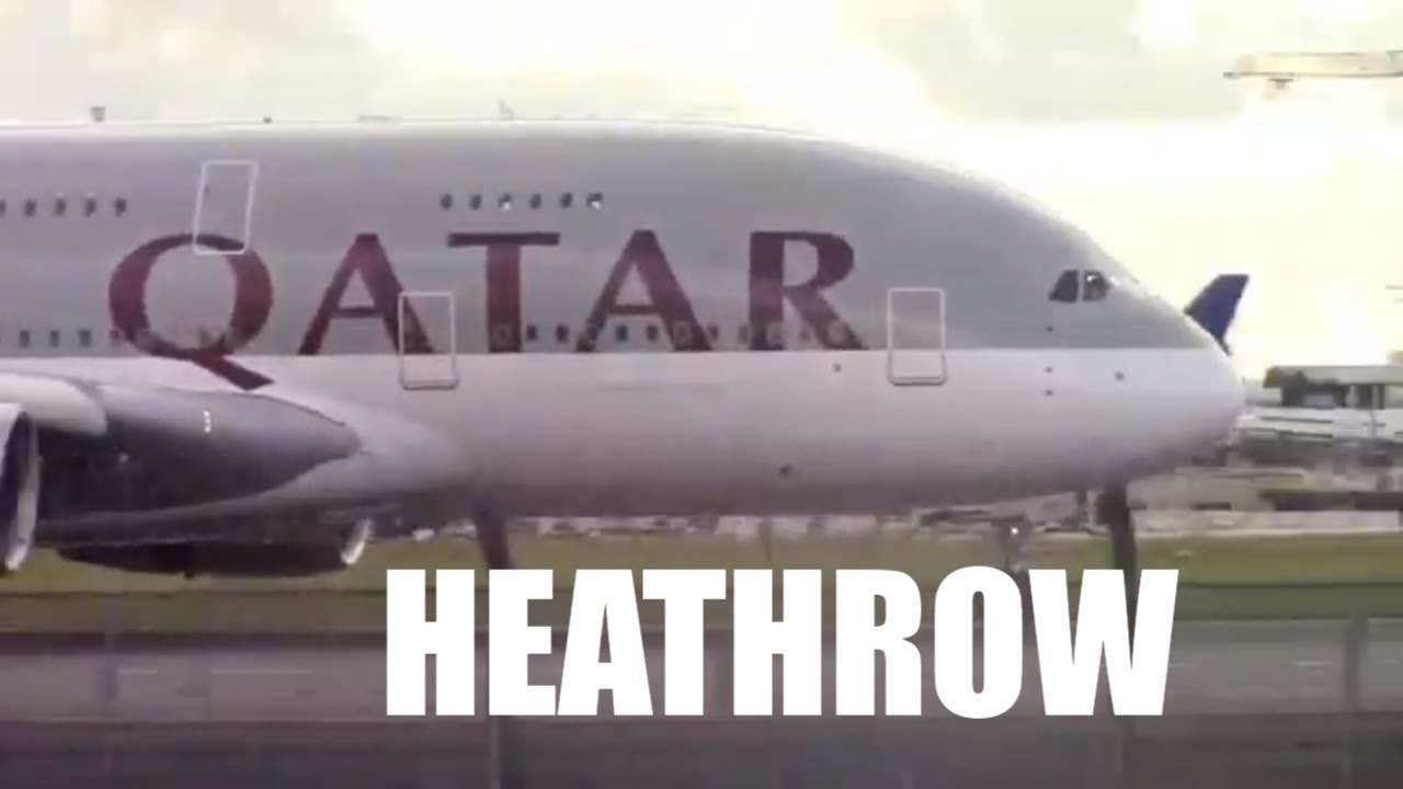 @TOUCH DOWN@ Arrival Shots at London Heathrow Airport - Plane spotting ...