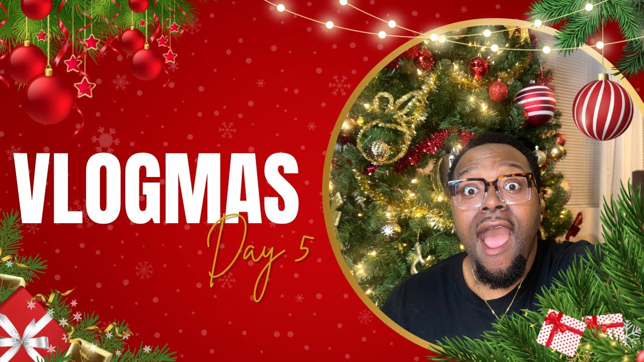 VLOGMAS Day Number FIVE - YouTube