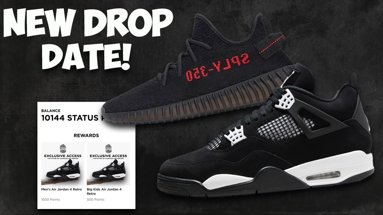 Jordan 4 White Thunder EA Drop DATE CHANGED! Yeezys Still Restocking ...