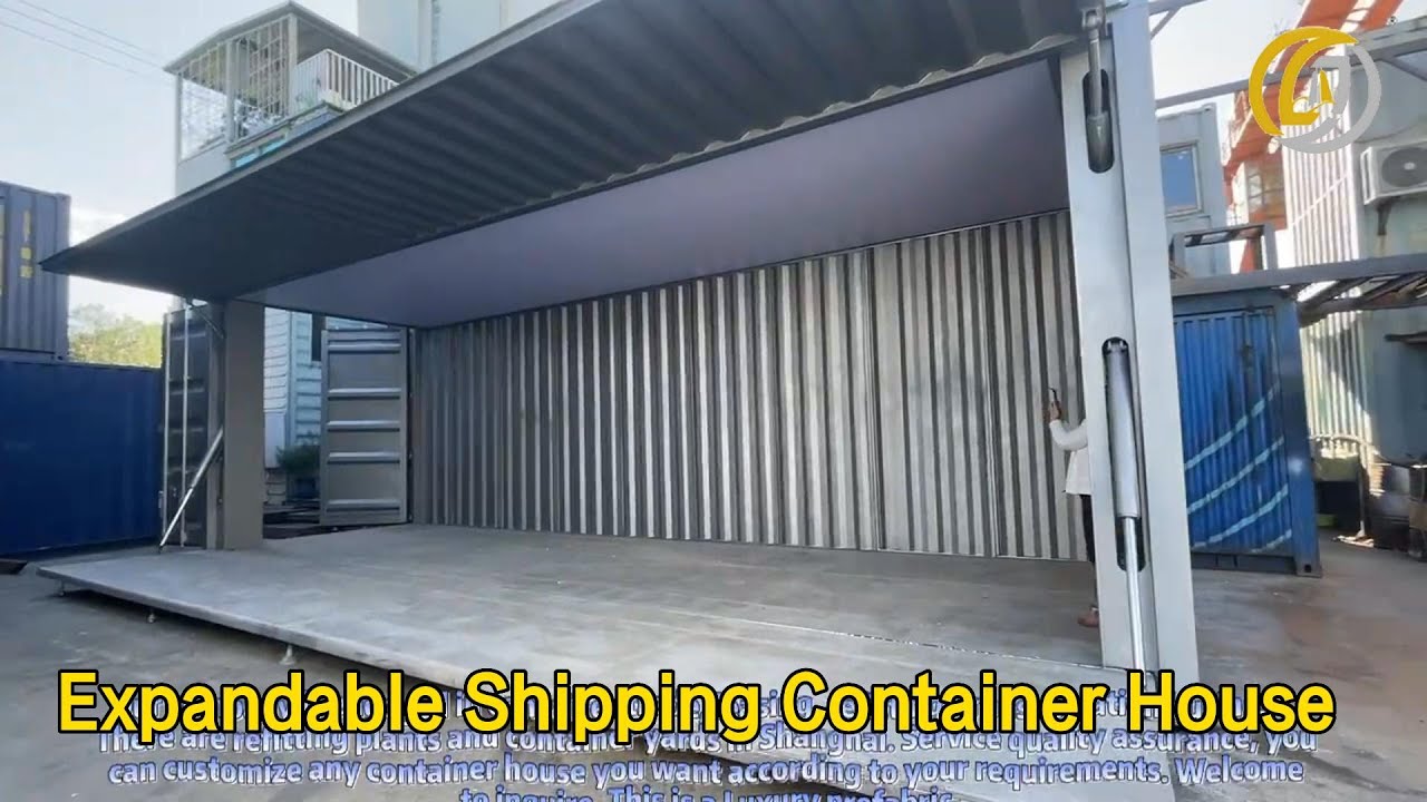 Prefabricated Expandable Shipping Container House Quick Assembly Steel ...