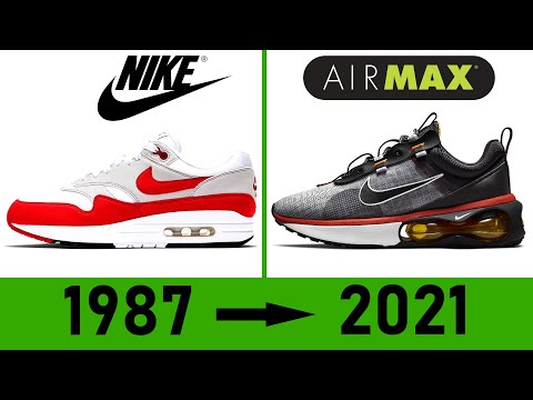 Nike Air Max Evolution | تطور حذاء نايك أير ماكس من 1987 الى 2021