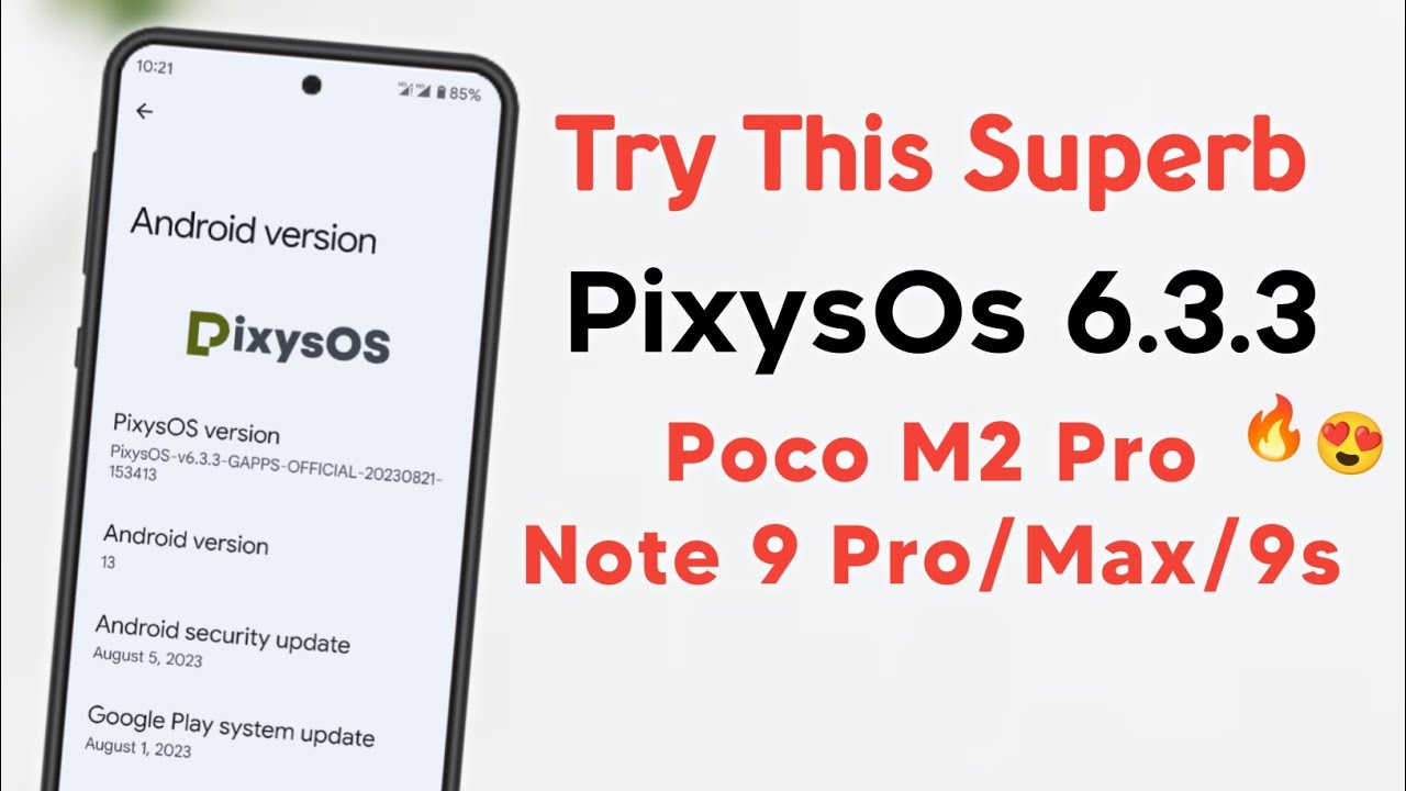 PixysOs 6.3.3 For Miatoll Devices | One Of The Best Rom For Miatoll Devices | Must Try This🔥👌 ...