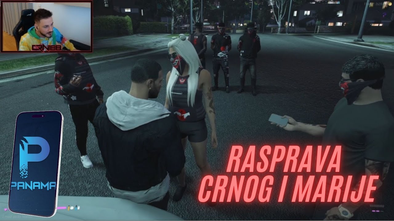 RASPRAVA CRNOG I MARIJE!!! *CRNOG GLAVA BOLI* - Panama RP - YouTube