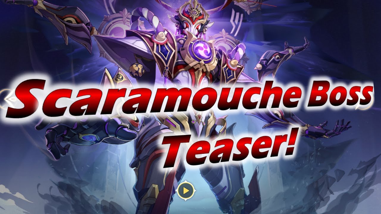 This boss looks INSANE! - Scaramouche Boss Teaser Reaction ...