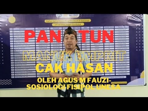 Pantun Manuk Emprit Cak Hasan II Agus Machfud Fauzi - YouTube