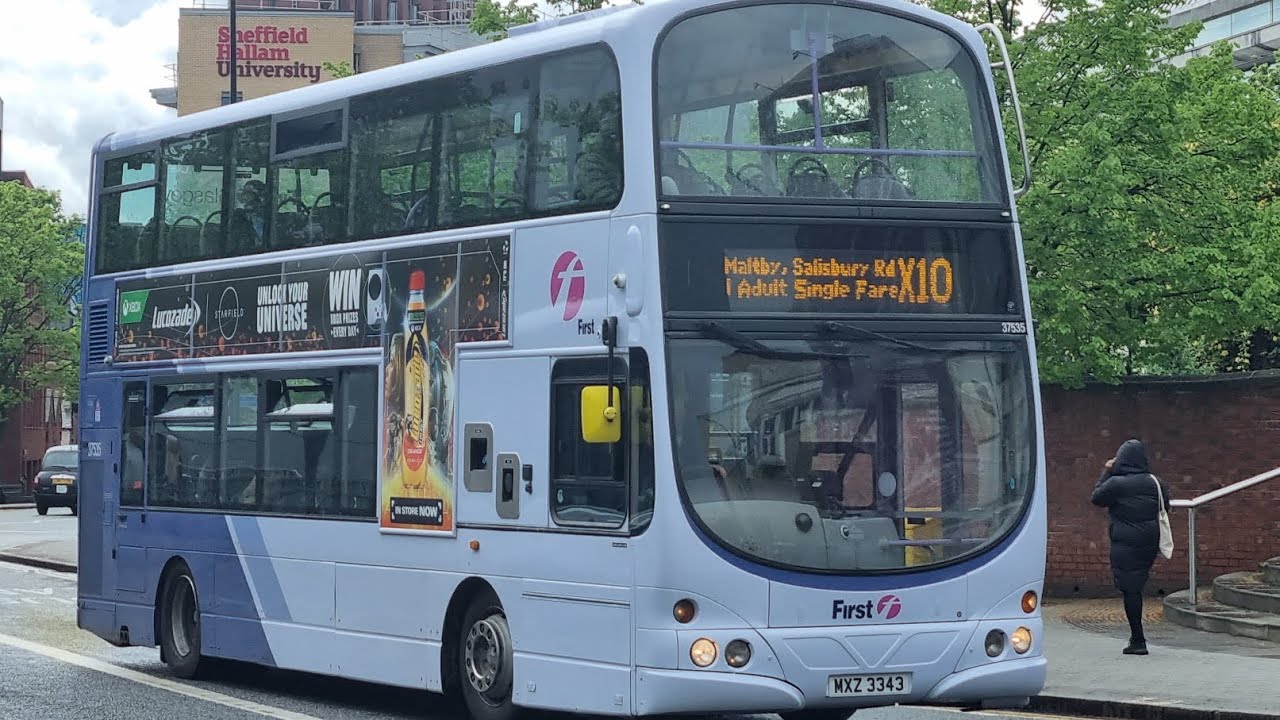 (Recent Transfer) First South Yorkshire Volvo B9TL Wright Eclipse ...