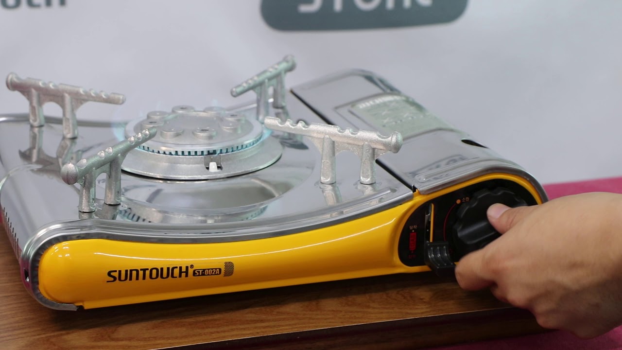 SUNTOUCH ST-002A PORTABLE GAS STOVE (CAPSTONE) 휴대용가스렌지 사용방법 - YouTube
