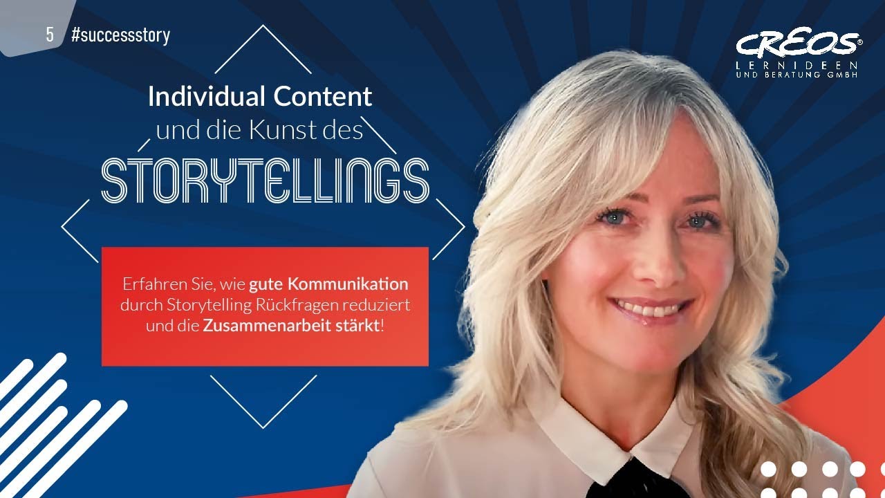 Creos I Storytelling Success Story Individual Content - YouTube
