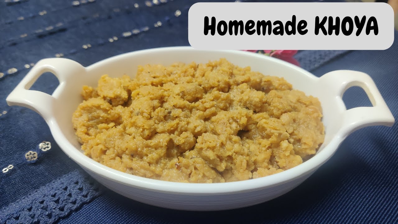 Homemade Khoya l Mawa l Traditional method to make khowa at home l ...