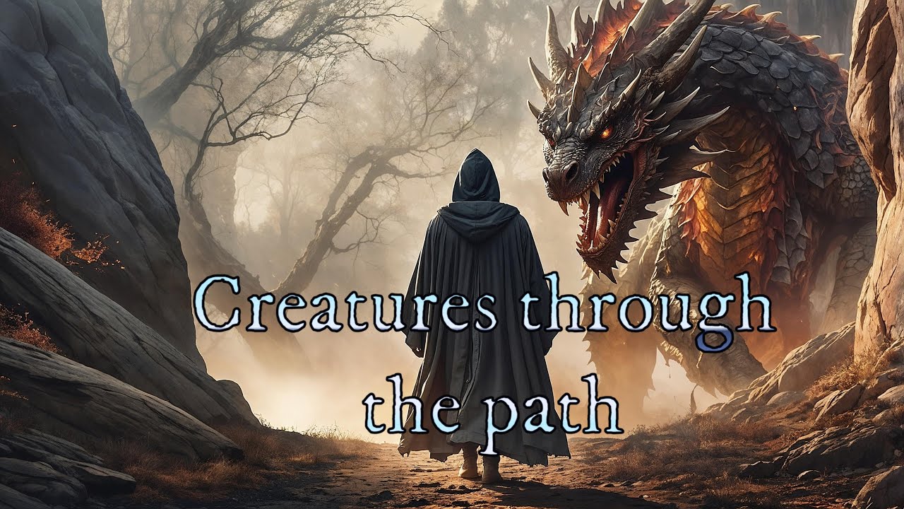 Creatures through the path - YouTube
