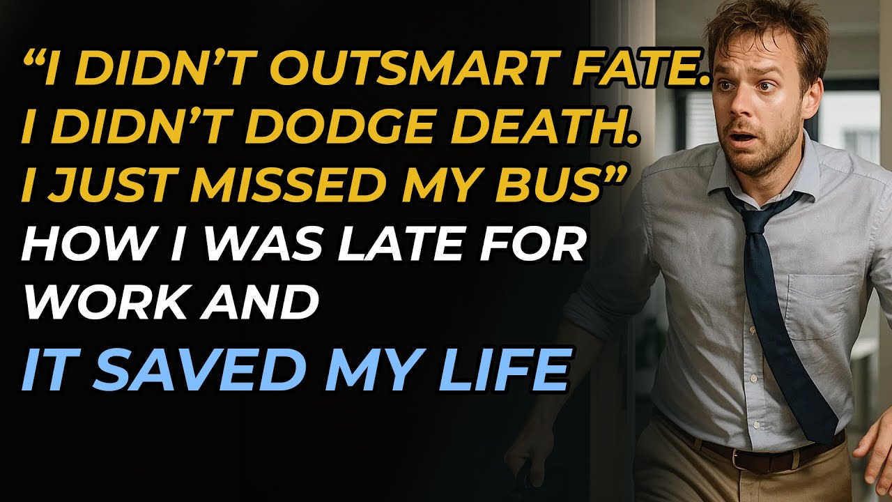I was 5 minutes late for work and it SAVED MY LIFE - YouTube