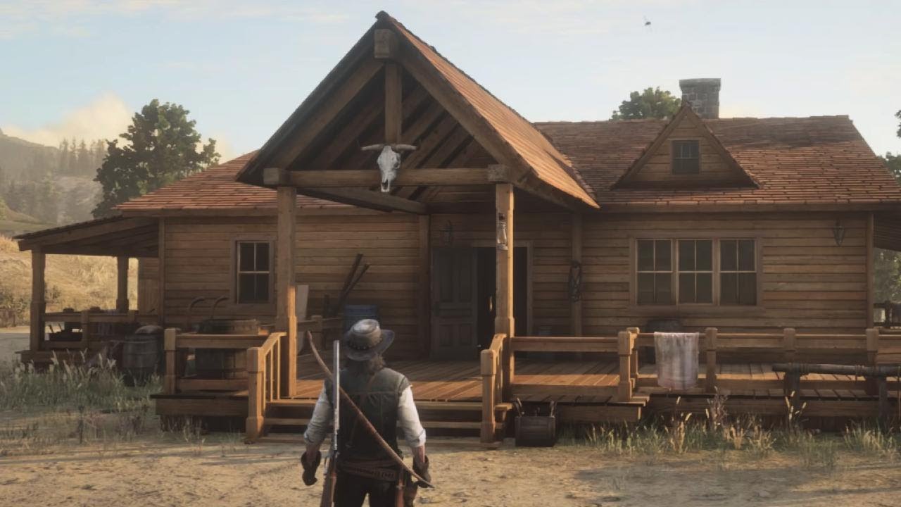 John Marston construyendo su casa - YouTube