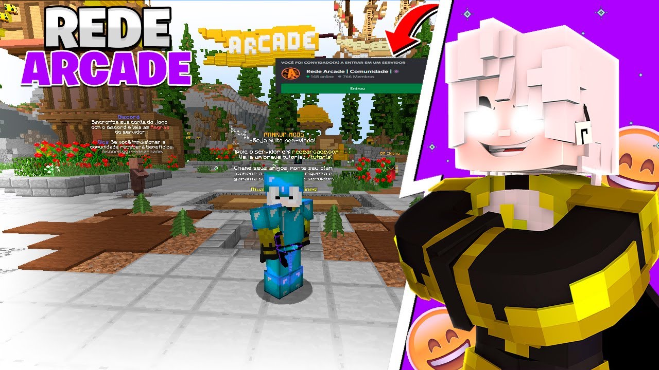 Novo Servidor De Minecraft Pirata E Original 1 8x Rankup Mobs 1 8