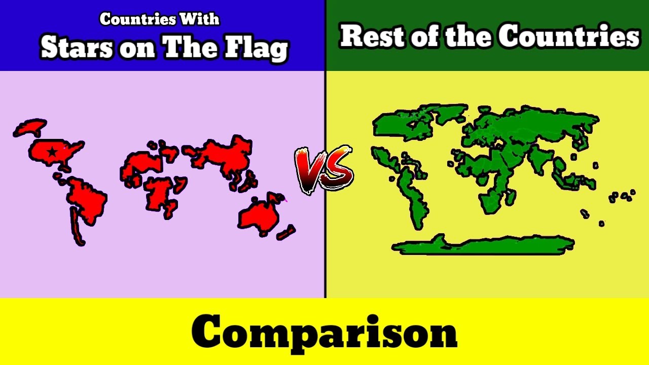 Let's Compare Countries With Stars on the Flag VS Rest of Countries ...