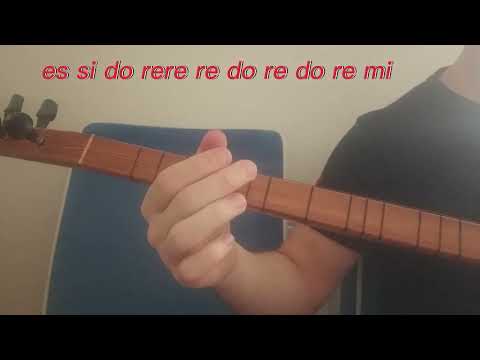 SARI GELİN- SOLFEJ #solfej #saz #bağlamasolfej